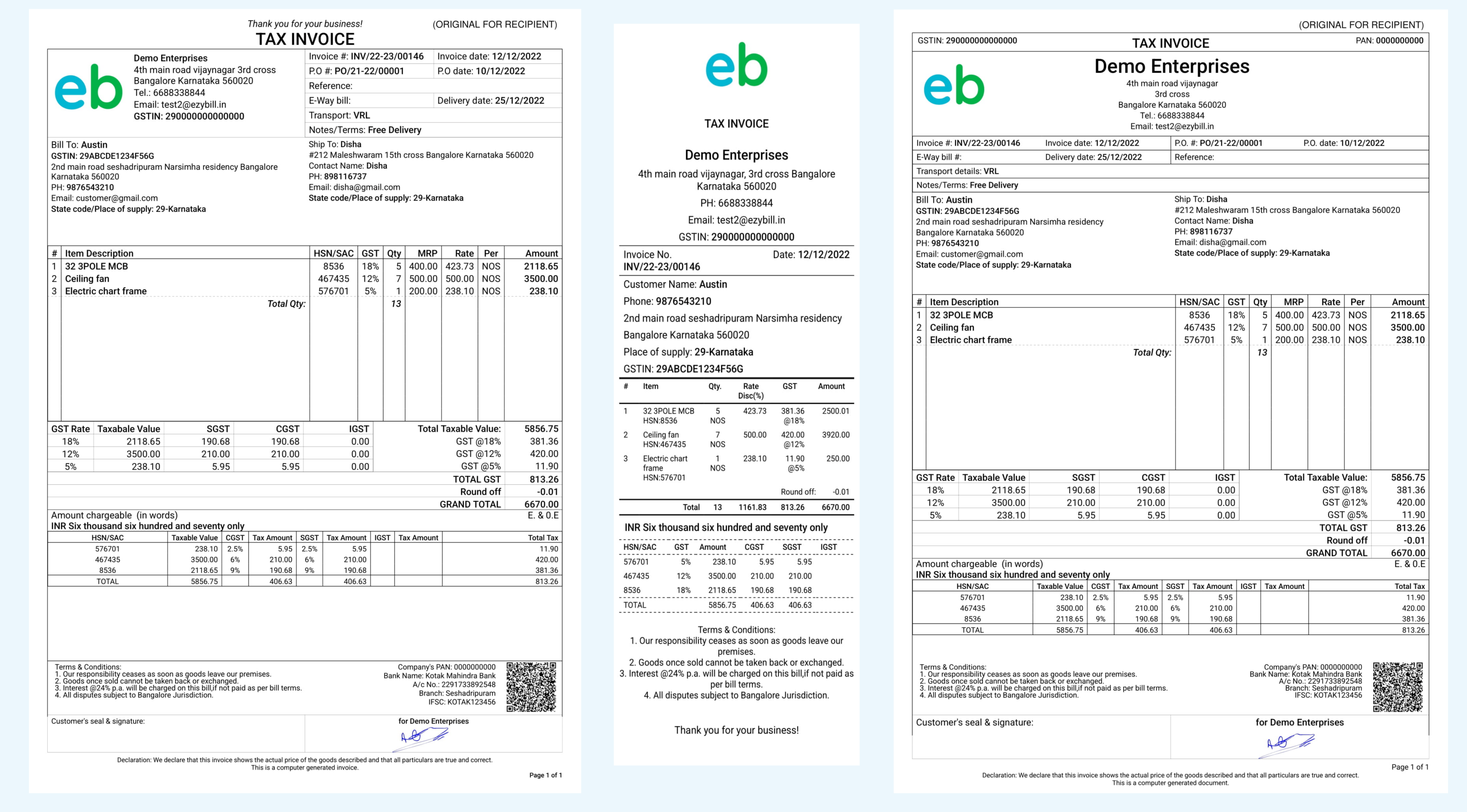 ezybill - GST Invoicing & Inventory Management Software